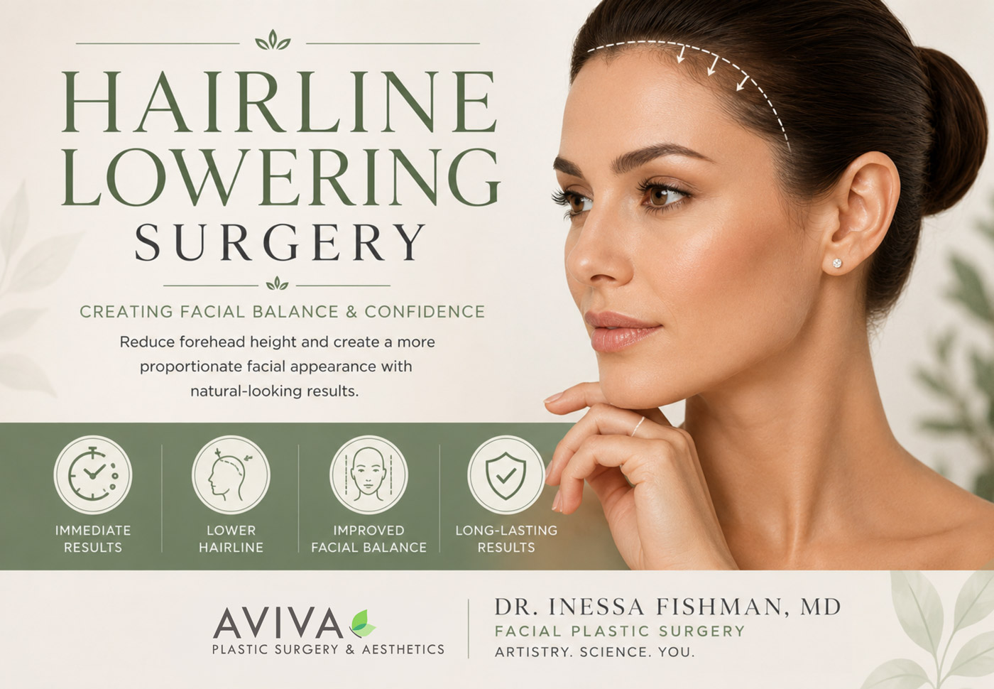Hairline Lowering Surgery in Atlanta | Dr. Inessa Fishman